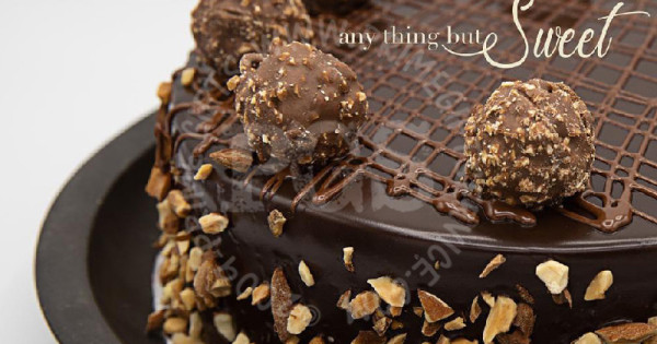 2lbs Ferrero Rocher Cake from Ajwa bakers | Cake toJhelum Gujrat